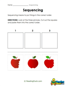 Sequencing Worksheets | Reading Skills | Reading Duck.com