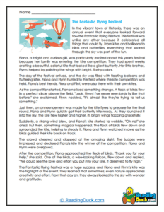 Consonant Blend Reading Passage Worksheets | Reading Duck.com