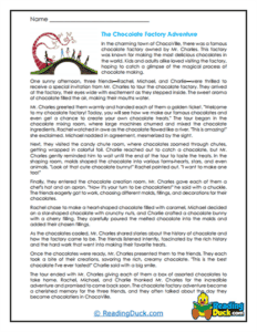 Ch- Digraph Reading Passages Worksheets | Reading Duck.com