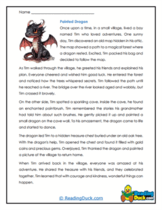 -ed Suffix Reading Passages Worksheets | Reading Duck.com