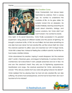 30+ Literature Reading Comprehension Worksheets | K-12 Printables
