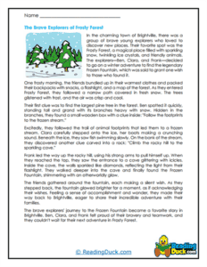 Blend Reading Passage Worksheets | Phonics Reading | Reading Duck.com