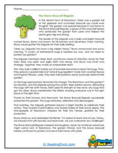 Br- Blends Reading Passages Worksheets | Reading Duck.com