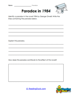 Paradox Worksheets | Literary Devices | Reading Duck.com