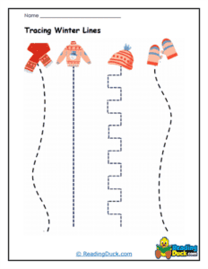 Tracing Lines Worksheets | Fine Motor Series | Reading Duck.com