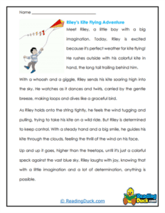 Long I Reading Passages Worksheets | Reading Duck.com