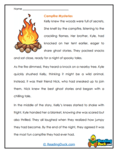 Silent K Reading Passages Worksheets