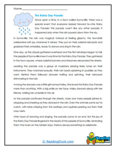 ey Reading Passages Worksheets | Vowel Teams | Reading Duck.com