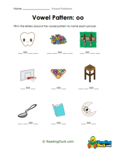 Vowel Patterns Worksheets | Phonics Skills | Reading Duck.com