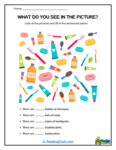 What Do You See Worksheets | Reading Duck.com