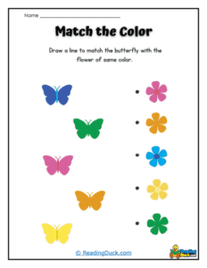 Learning Colors Worksheets | Reading Duck.com