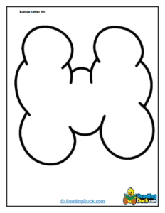 Bubble Letter Worksheets