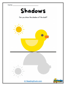 Shadow Matching Worksheets