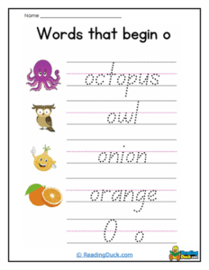Block Letter Worksheets | Handwriting Series | Reading Duck.com