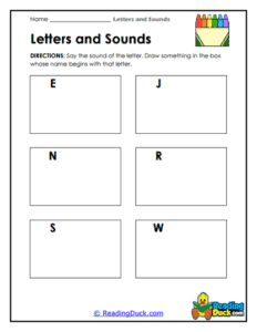 Letters and Sounds Worksheets | Phonics Skills | Reading Duck.com