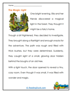 Silent GH Reading Passages Worksheets | Reading Duck.com