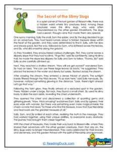 Sl- Blends Reading Passages Worksheets | Reading Duck.com