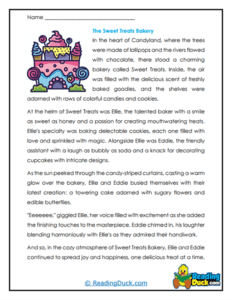 Long E Reading Passages Worksheets | Reading Duck.com