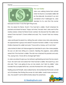Silent W Reading Passages Worksheets | Reading Duck.com