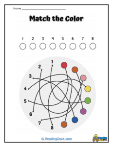Learning Colors Worksheets | Reading Duck.com