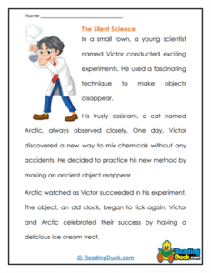 Silent Letter Reading Passages Worksheets | Reading Duck.com