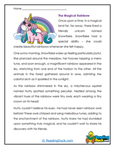Vowel Team Reading Passages Worksheets | Reading Duck.com