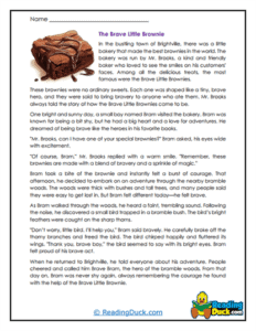 Br- Blends Reading Passages Worksheets | Reading Duck.com