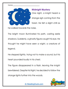 Silent GH Reading Passages Worksheets | Reading Duck.com