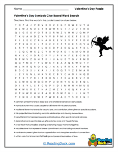 Valentine's Day Word Searches | Holiday Series | Reading Duck.com