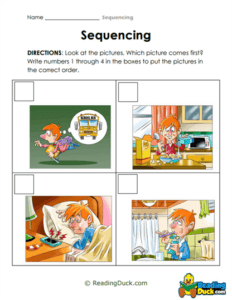 Sequencing Worksheets | Reading Skills | Reading Duck.com
