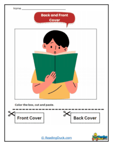 Parts of a Book Worksheets | Print Concept | Reading Duck.com