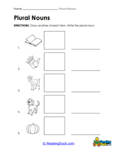 Plural Noun Worksheets | Grammar Skills | Reading Duck.com