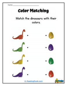 Learning Colors Worksheets | Reading Duck.com