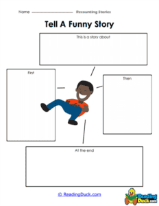 Recounting Stories Worksheets | Reading Skills | Reading Duck.com