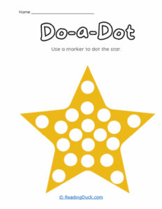 Dot Marker Printables | Fine Motor Series | Reading Duck.com
