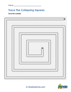 Path Tracing Worksheets | Fine Motor Series | Reading Duck.com
