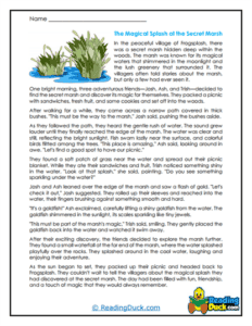 Sh Ending Digraph Reading Passages Worksheets | Reading Duck.com