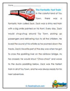 Short A Reading Passages Worksheets | Reading Duck.com