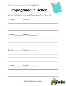 Propaganda Worksheets