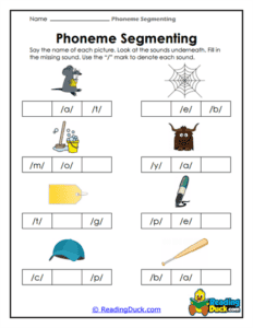 Phonics Worksheets | Pre-Reading Series | Reading Duck.com