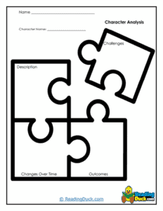 Character Analysis | Graphic Organizer Series | Reading Duck.com