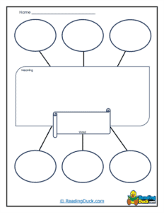 Vocabulary Graphic Organizers | Class Templates | Reading Duck.com