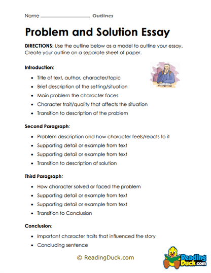 Outline Worksheets | Writing Series | Reading Duck.com