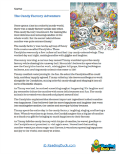 Grade 2 Reading Comprehension Worksheets