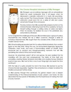 Science Fiction Worksheets