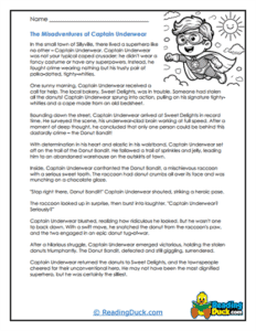 Grade 6 Reading Comprehension Worksheets | Reading Duck.com