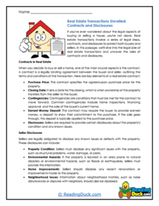 Economics Worksheets for Kids | Reading & Financial Education
