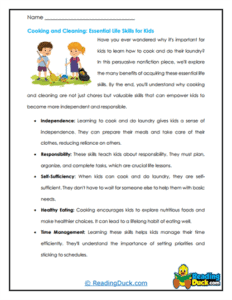 Persuasive Nonfiction Worksheets