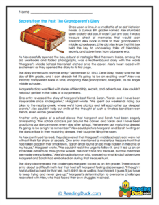 1,000-Word Reading Comprehension Worksheets | Reading Duck.com