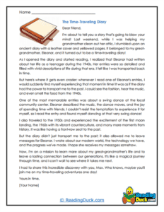 Epistolary Fiction Worksheets | Fiction Genre | Reading Duck.com